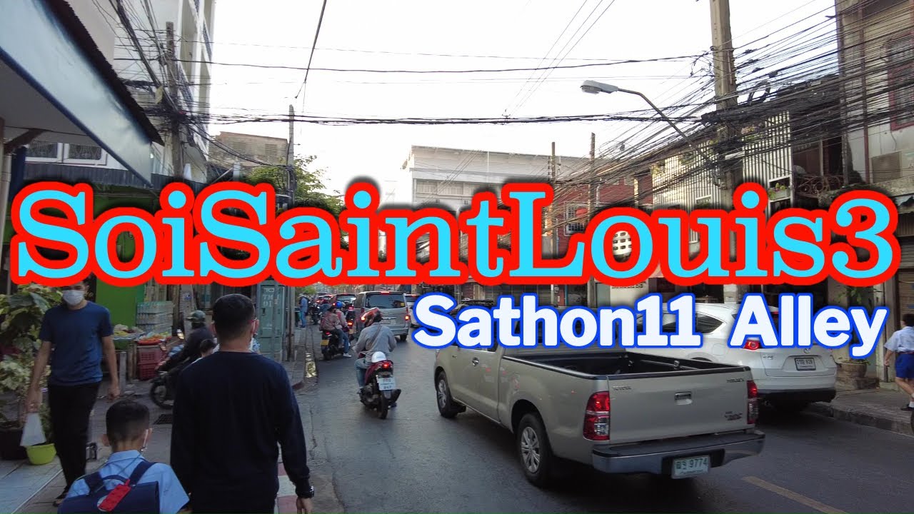 Walking @ Saint Louis 3 Alley - A unique style & named alley in Bangkok ...