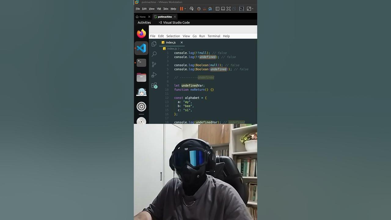مقایسه سریع null و undefined در زبون جاوا اسکریپت #frontend #reacthooks #reactjs #programming ...