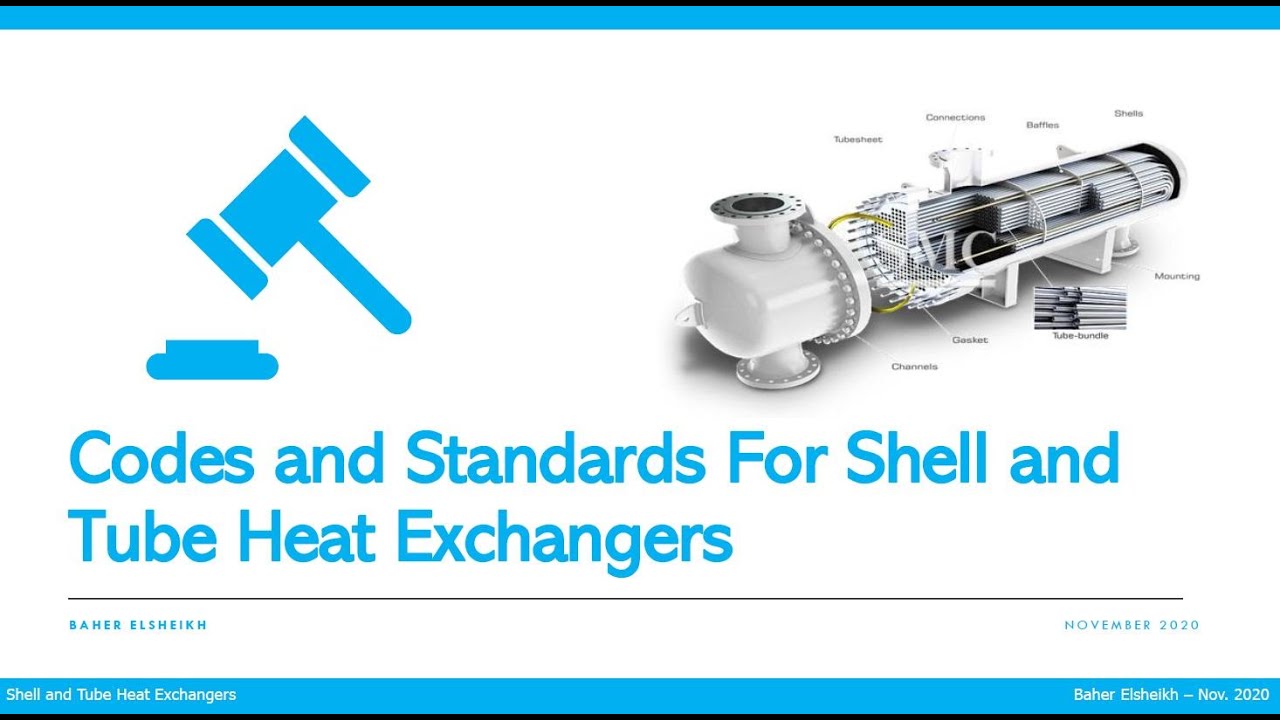 Codes and Standards For Shell and Tube Heat - YouTube
