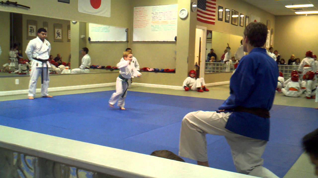 Austin's Pinan Shodan Kata, preparing for tournament ~ Butoku Karate ...