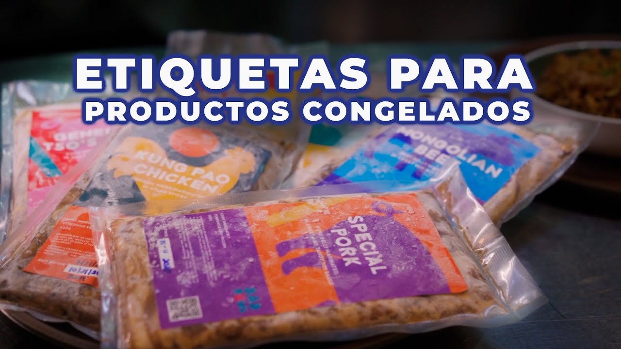 Etiquetas para productos congelados - YouTube