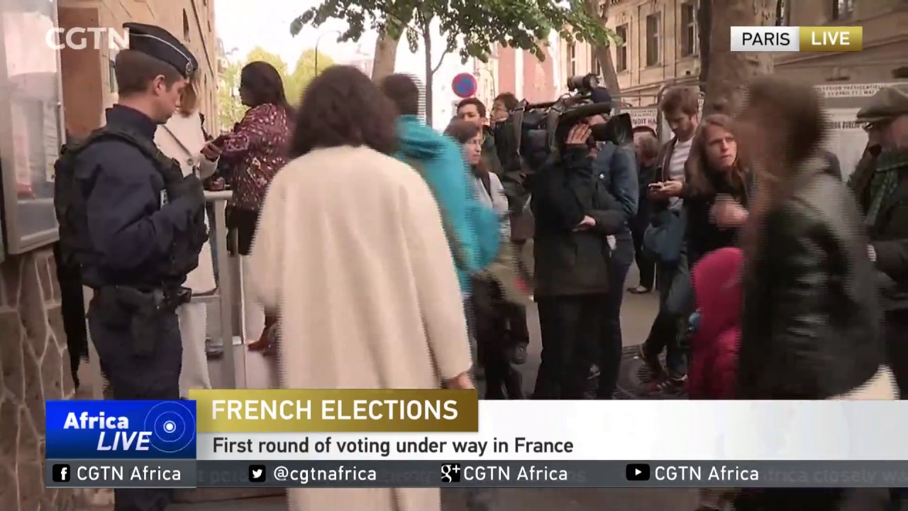 French Elections: First round of voting under way in France - YouTube