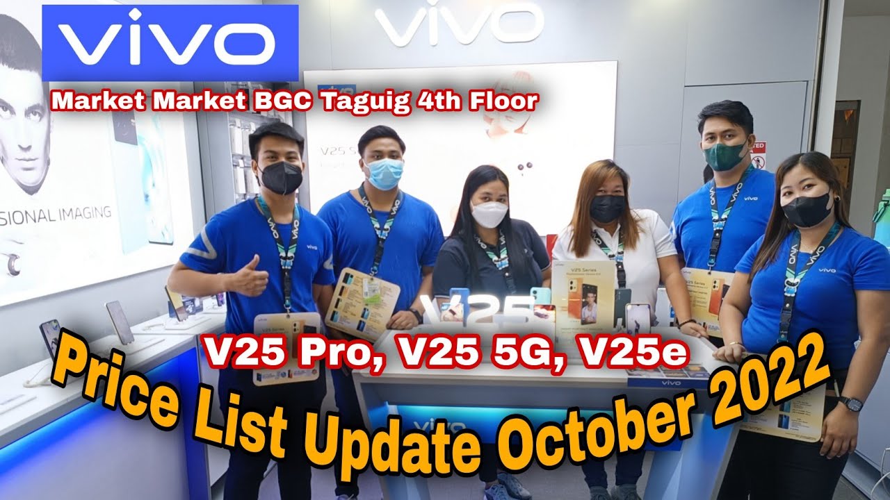 VIVO Price List Update October 2022, Vivo V25 Pro, V25 5G, V25e, Y35 ...