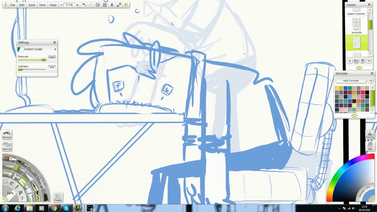 Five Stages Of Grief Comic Drawing Timelapse - YouTube