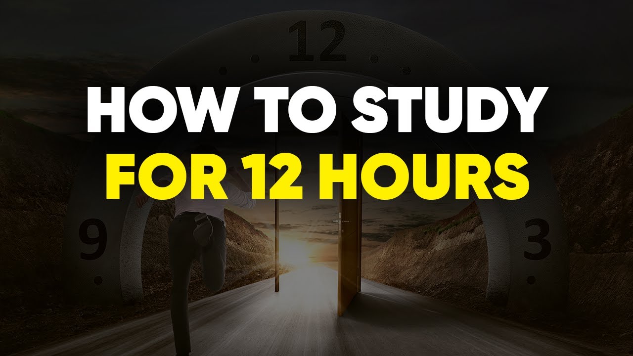 How to Study 12 Hours a Day | Productivity Hack | Must Watch | MathonGo ...