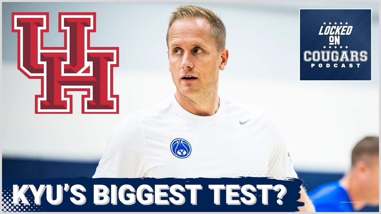 BYU Basketball Gets Early Big 12 LITMUS TEST Against Physical Houston ...