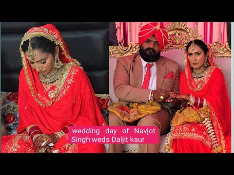 Live Wedding Ceremony ! Navjot Singh weds Daljit kaur - YouTube