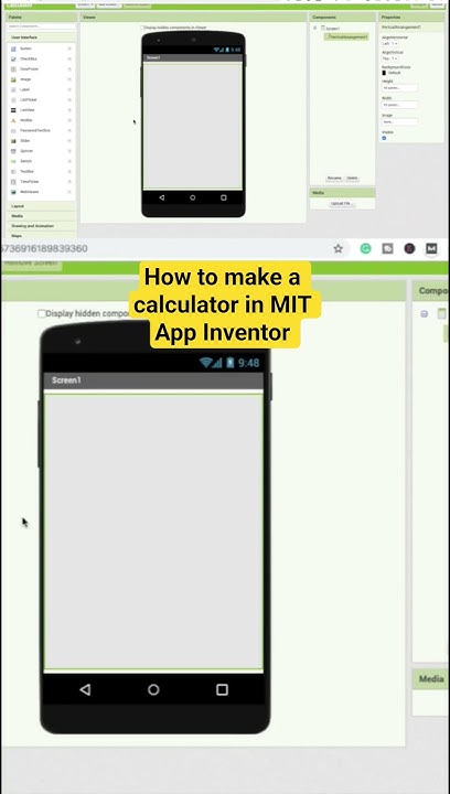 how to make a calculator in MIT App Inventor #shorts #appdevelopment ...