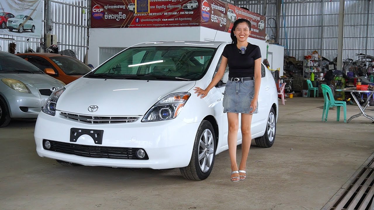 ឡាន ក្រដាសពន្ធ Prius 08 Full Touring សក្នុងលឿងពូកស្បែកហ្ស៊ីន - YouTube