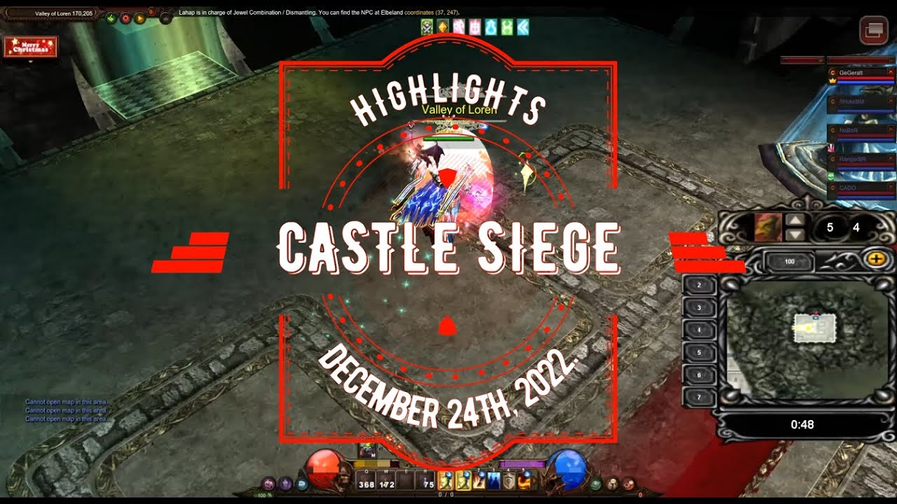 Gameplay - Castle Siege, December 24th, 2022, Highlights. - YouTube