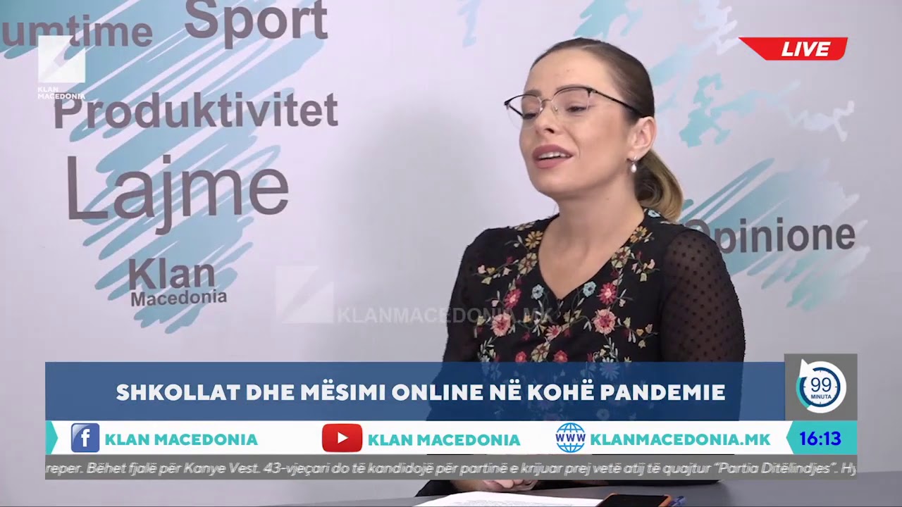 99 MINUTA - BLENDI HODAI / SHKOLLAT DHE MESIMI ONLINE NE KOHE PANDEMIE - YouTube