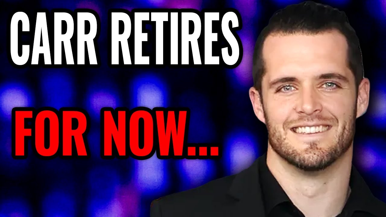 Derek Carr Retires from the NFL - YouTube
