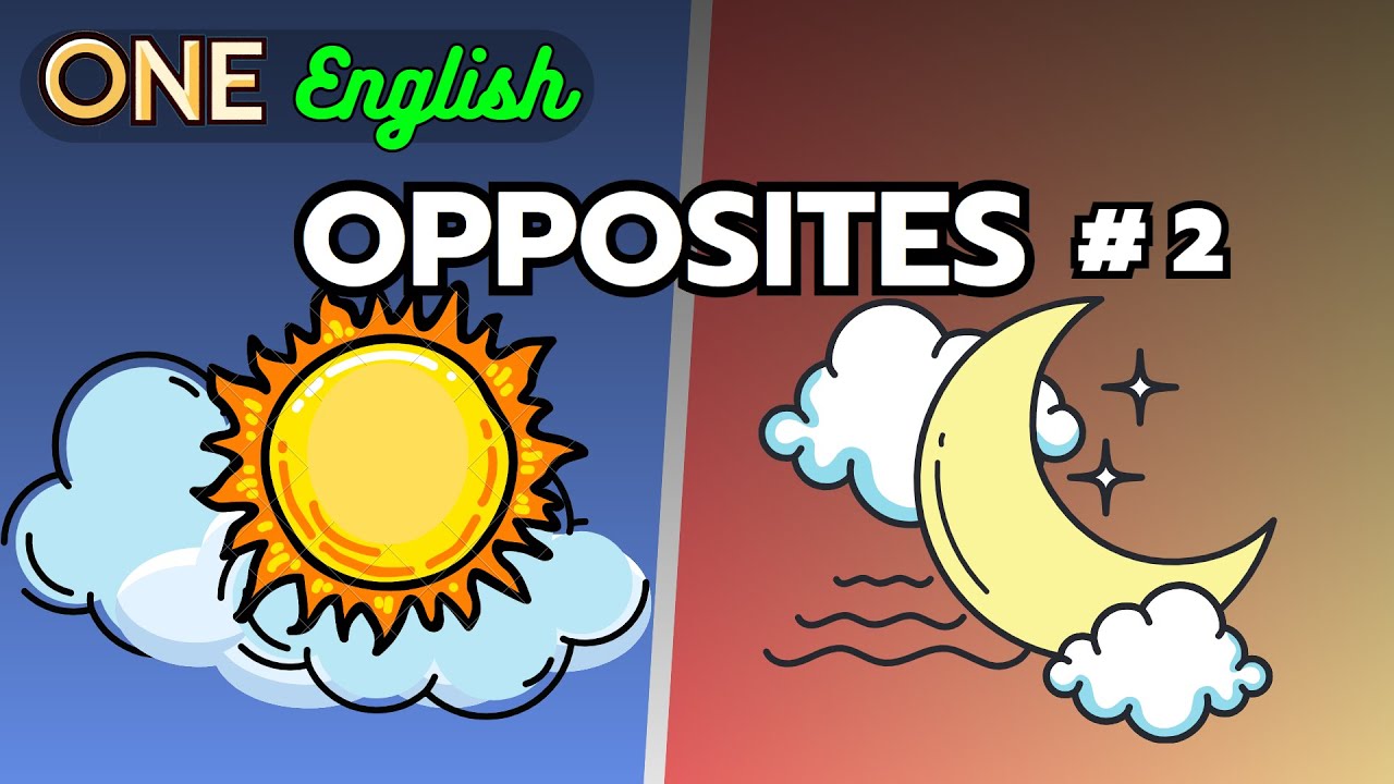 Opposites in English #2 | Learn with Easy Examples and Sentences - YouTube