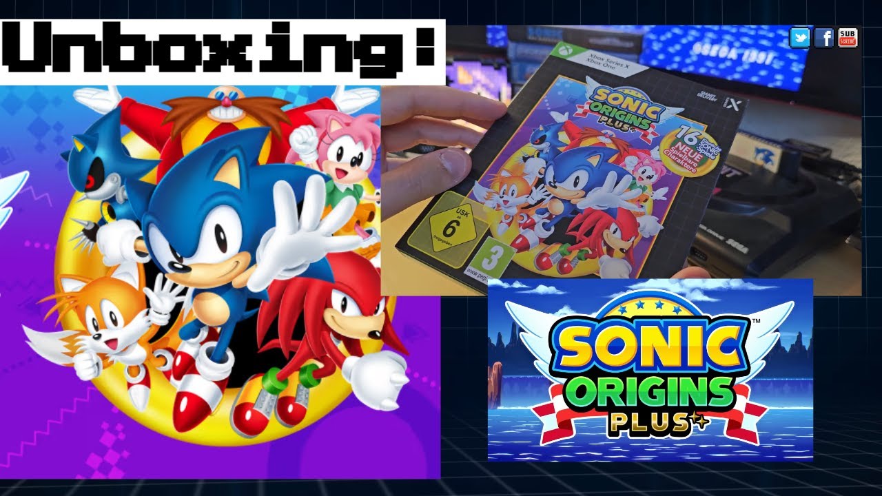 Sonic Origins Plus Unboxing - YouTube