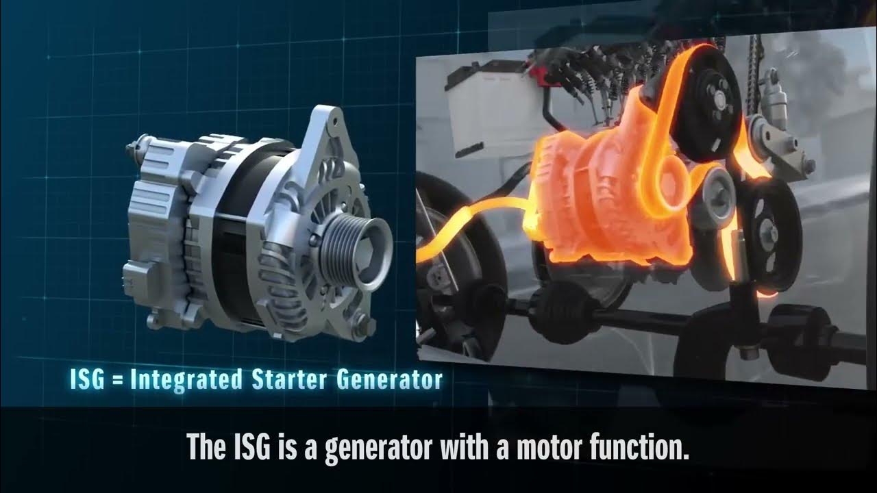 การทำงานของระบบ Integrated Starter Generator (ISG) - YouTube
