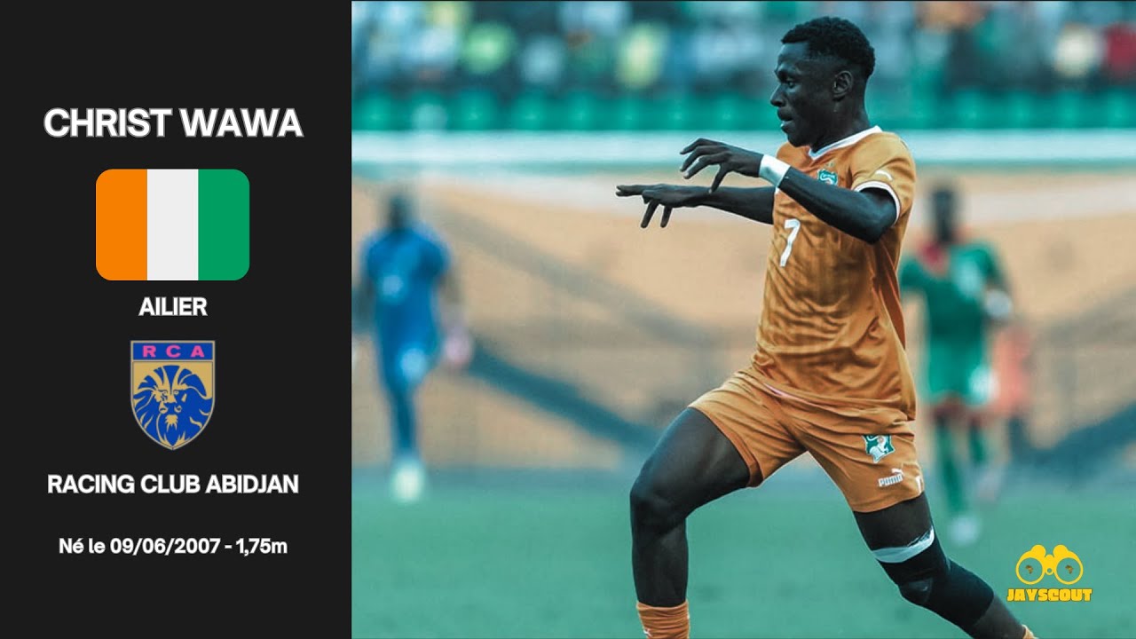 Christ Wawa - Ailier virevoltant du Racing Club d’Abidjan - YouTube