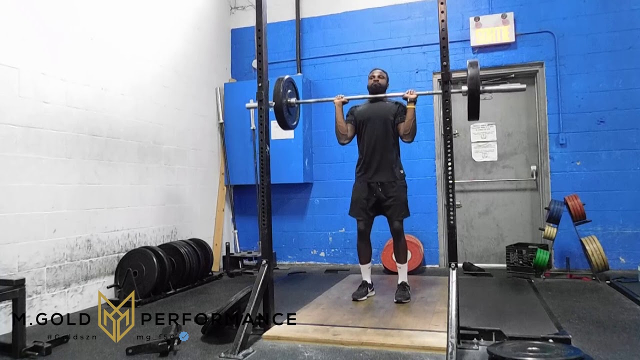BB Push Press Split - YouTube
