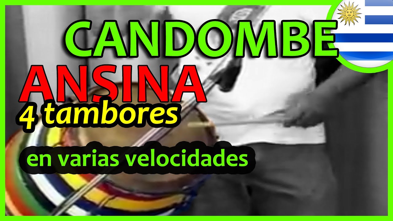 🎥 CANDOMBE - Toque ANSINA a diferentes velocidades - 1995 - YouTube