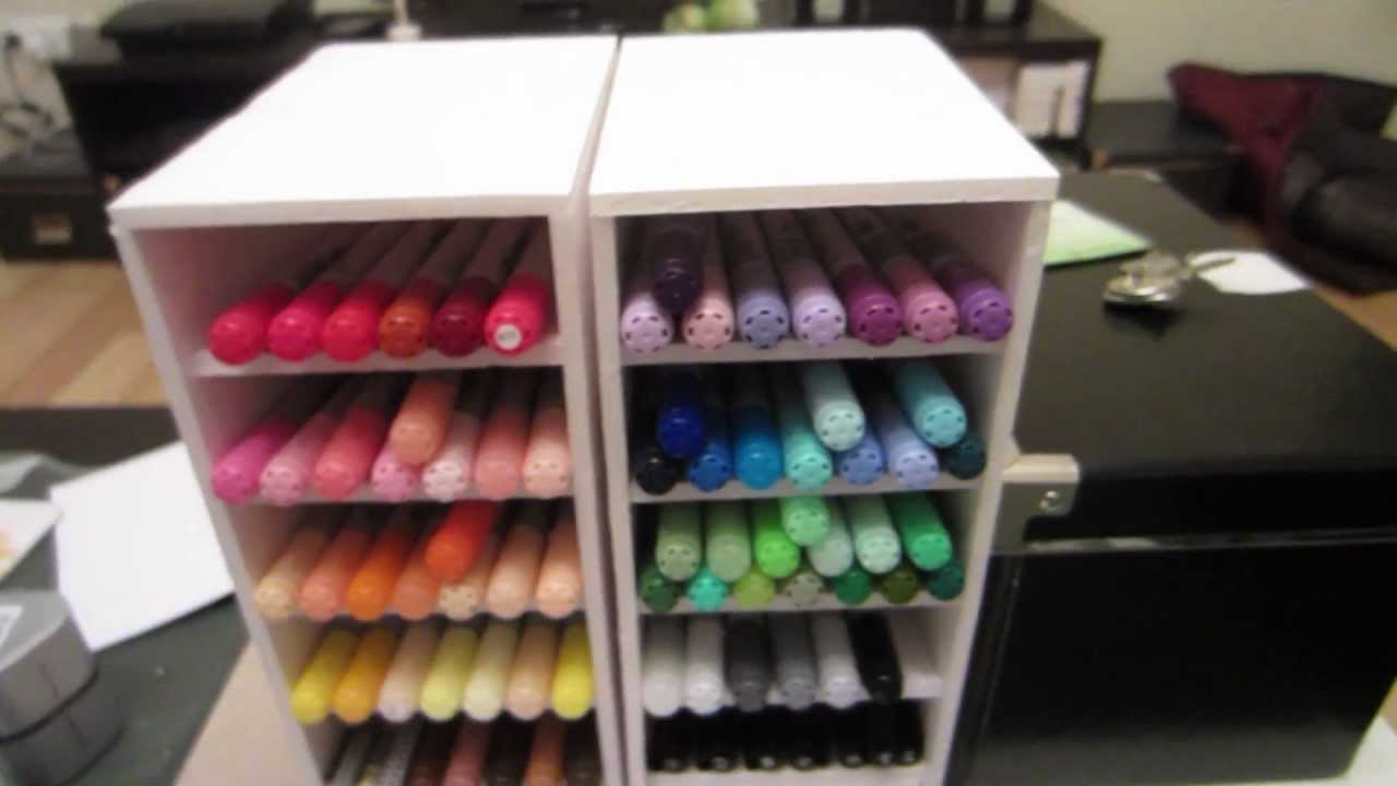 Copic Marker update + New Copic storage system - YouTube