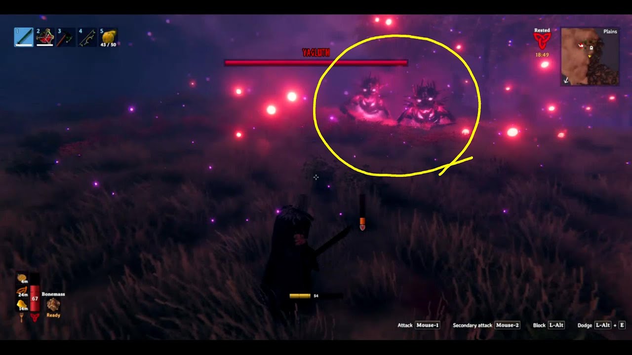 Valheim: Two Yagluth's on accident - YouTube