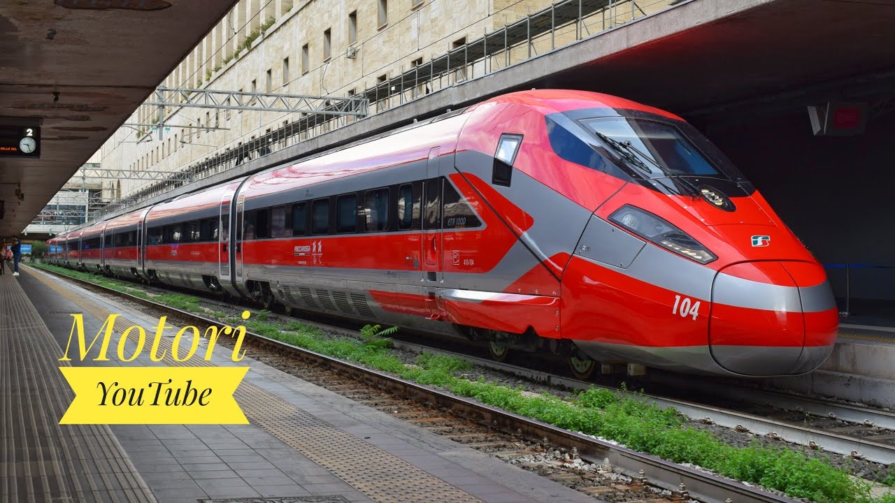 La primissima corsa per gli ETR 410 "Frecciarossa 1000" di trenitalia ...