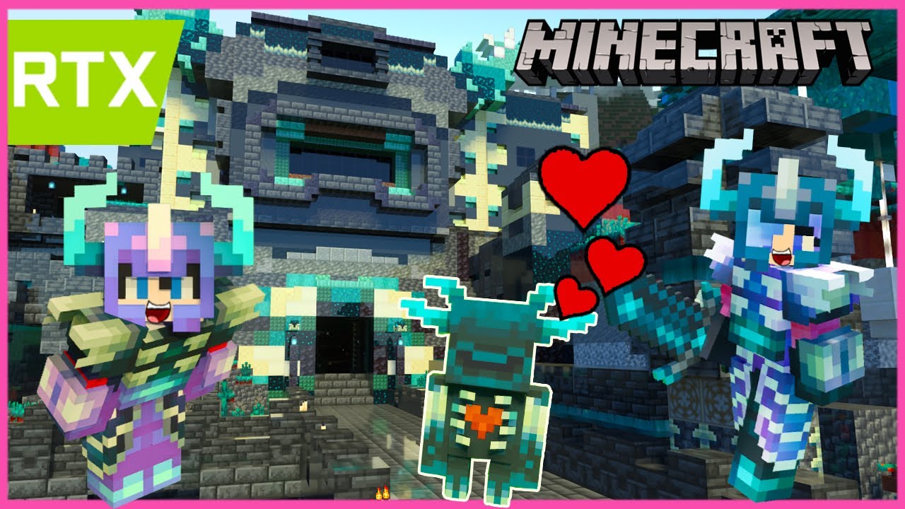 MineCraft Ray Tracing RTX มายคราฟภาพสมจริง Warden ชุดเกราะอาวุธจาก ...