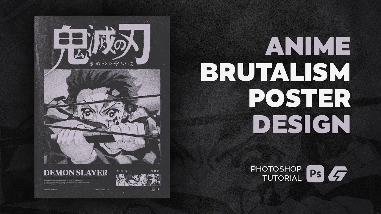 How To Make a Brutalism Threshold Poster - Photoshop Tutorial - YouTube