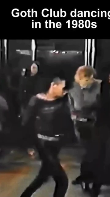 Goth Club Dancing in the 1980s - YouTube