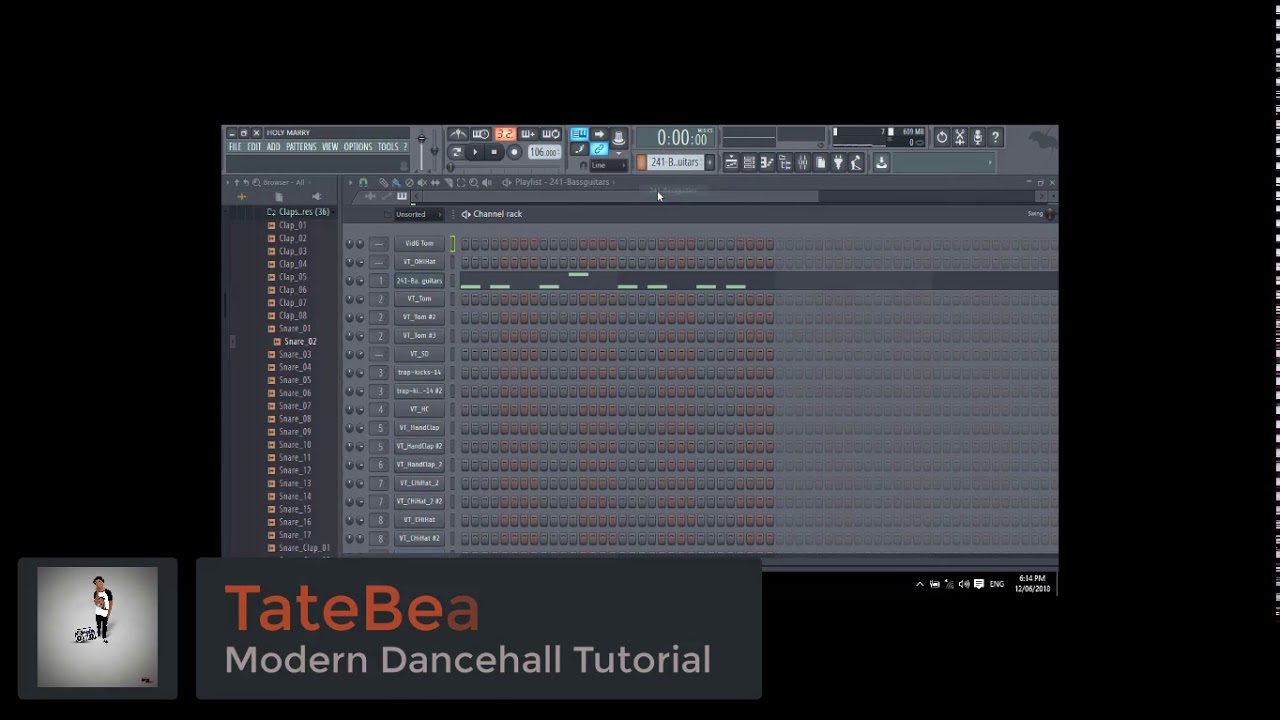 Modern Dancehall Riddim/Beat Tutorial - YouTube