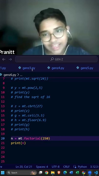 Loooooooongggggg Numbers in Python #modernagecoders #coding #viral #python #trending #GENZ - YouTube