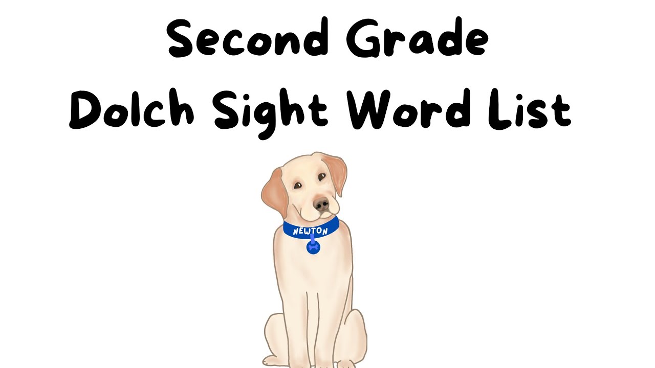 Second Grade Dolch Sight Words - YouTube
