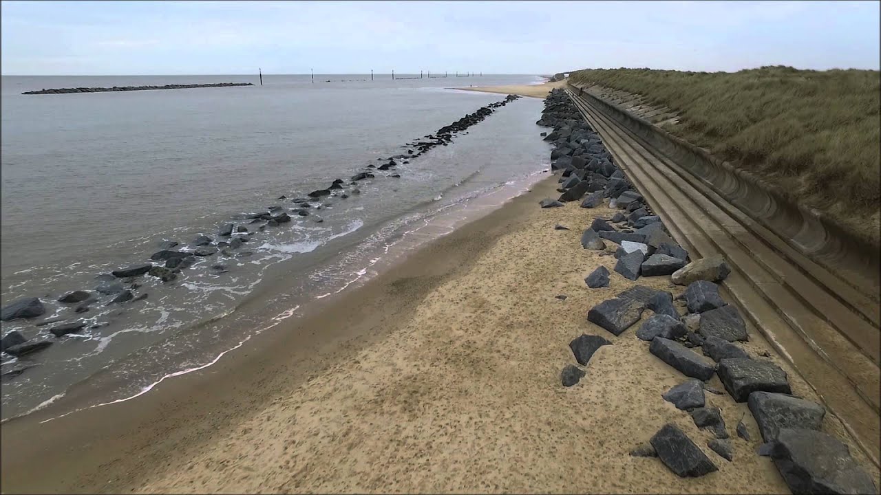 Sea Palling February DJI Phantom 3 - YouTube