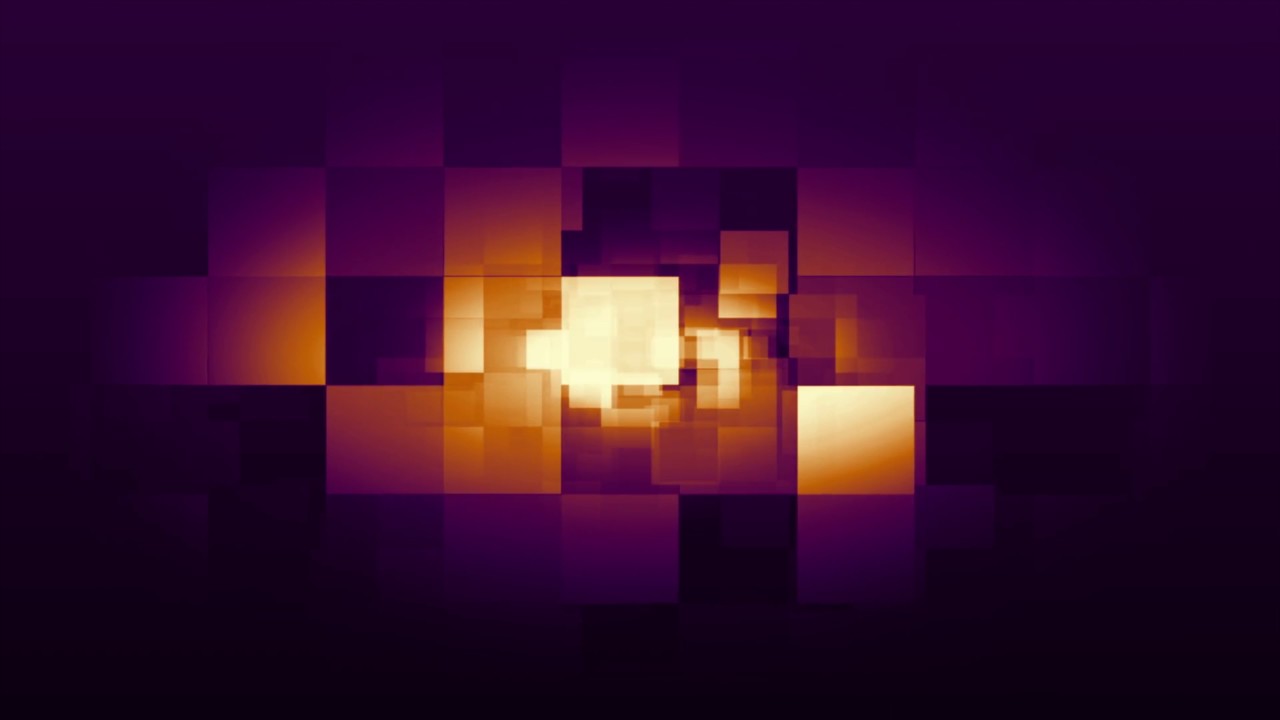 Orange & Purple Squares Coming Forth | 4K Relaxing Screensaver - YouTube