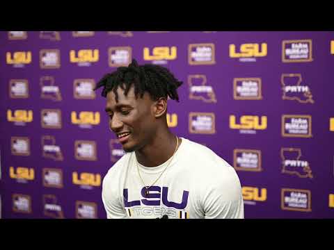 LSU Cornerback Zy Alexander Post Practice Interview- 8/23/23 - YouTube