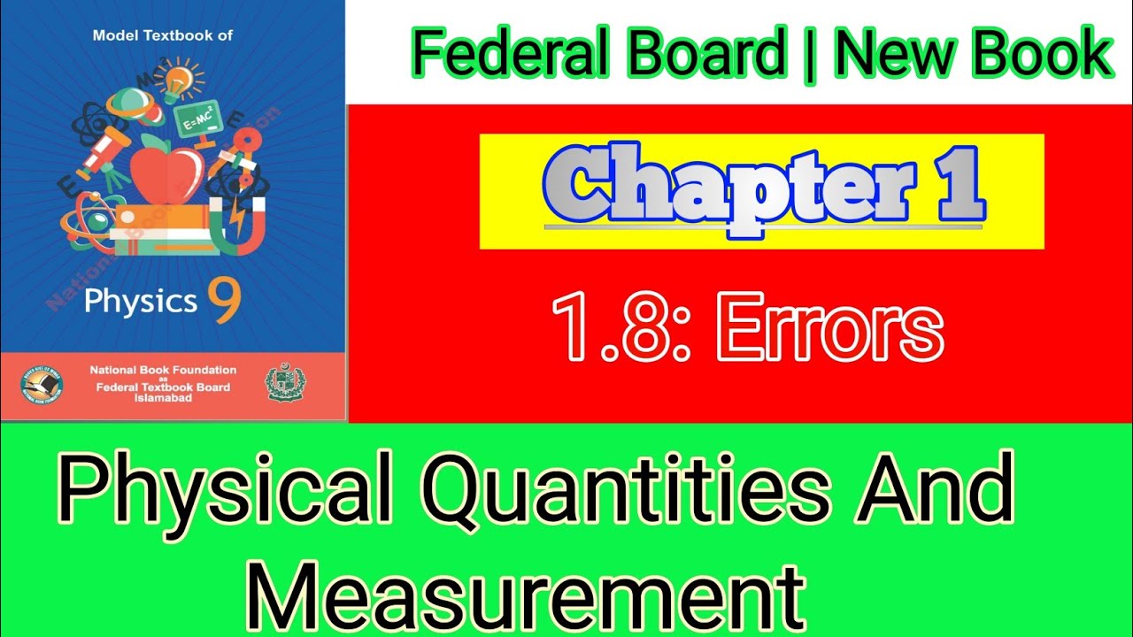 Class 9 | Chapter 1 | Physics | Physical Quantities and Measurement ...