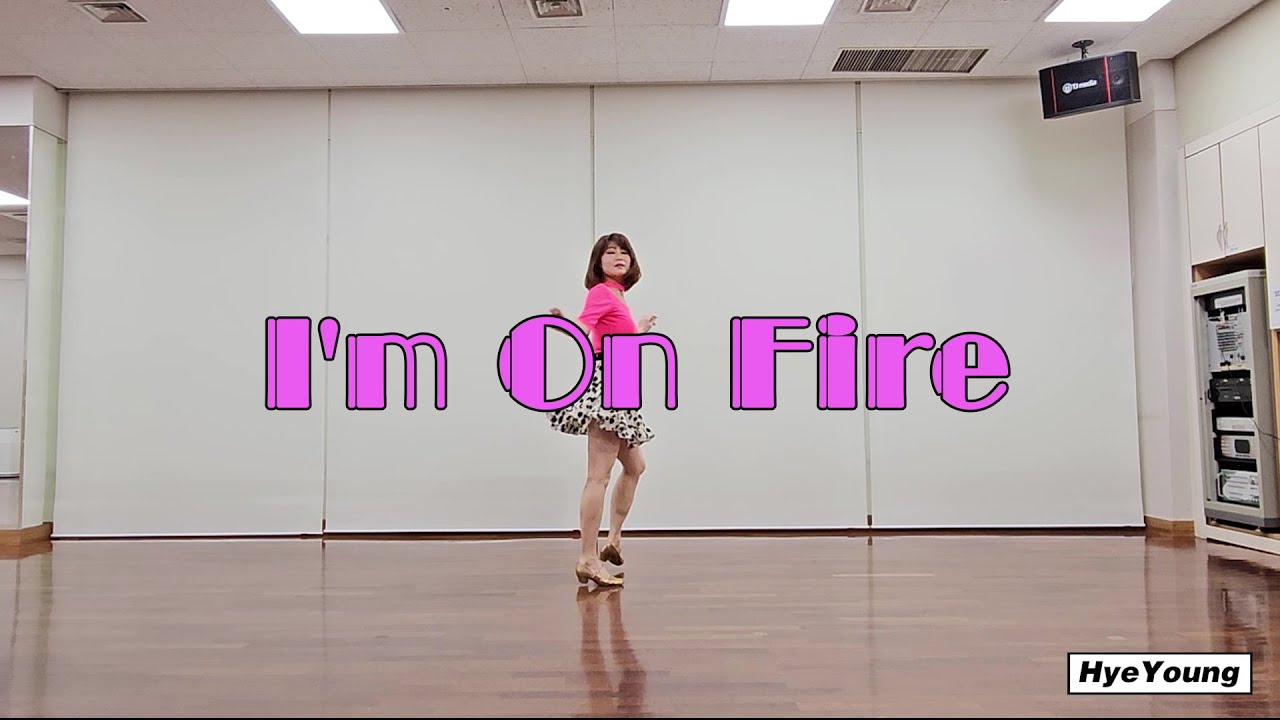 I'm On Fire Line dance Improver - YouTube