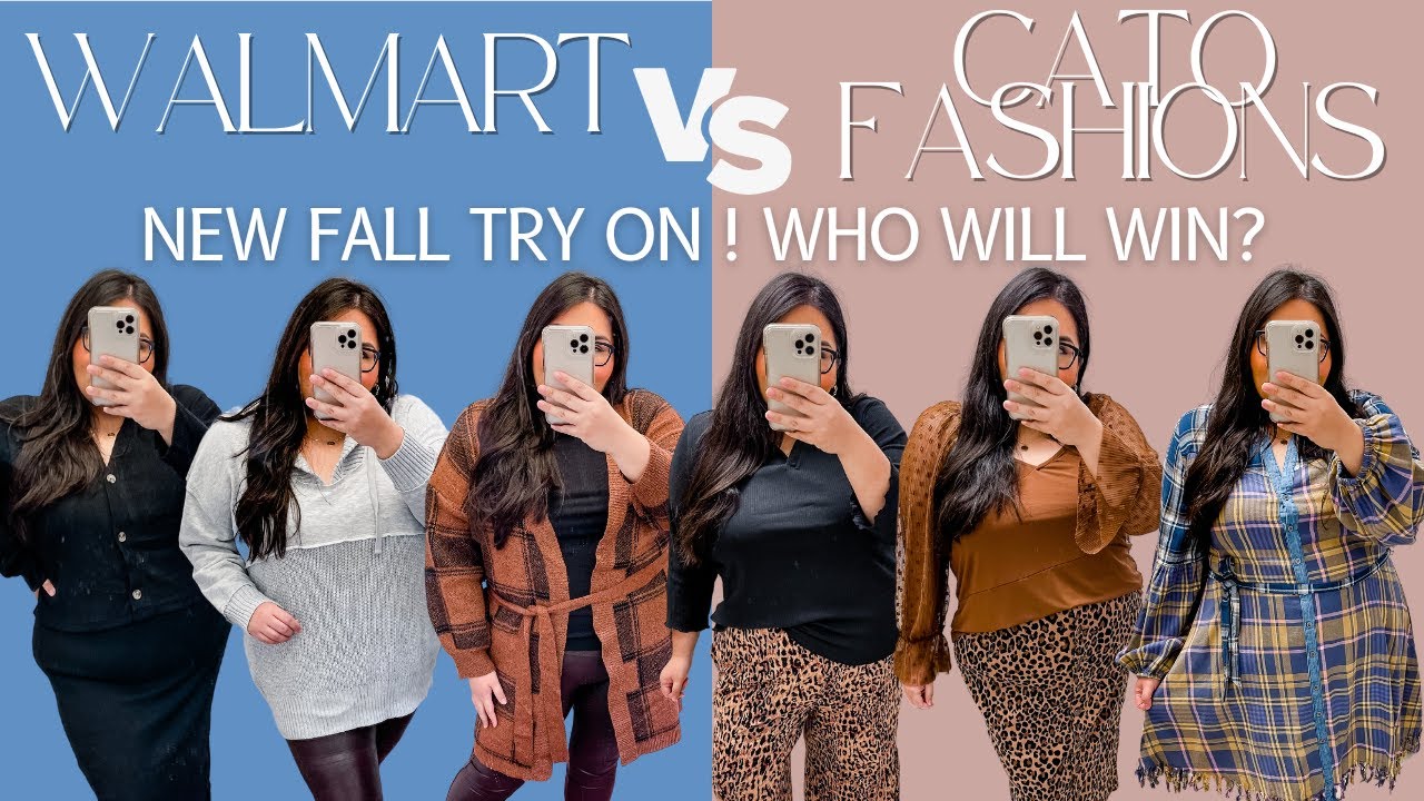 NEW WALMART & CATO FASHIONS FALL 2022 ARRIVALS I PLUS SIZE TRY ON HAUL ...