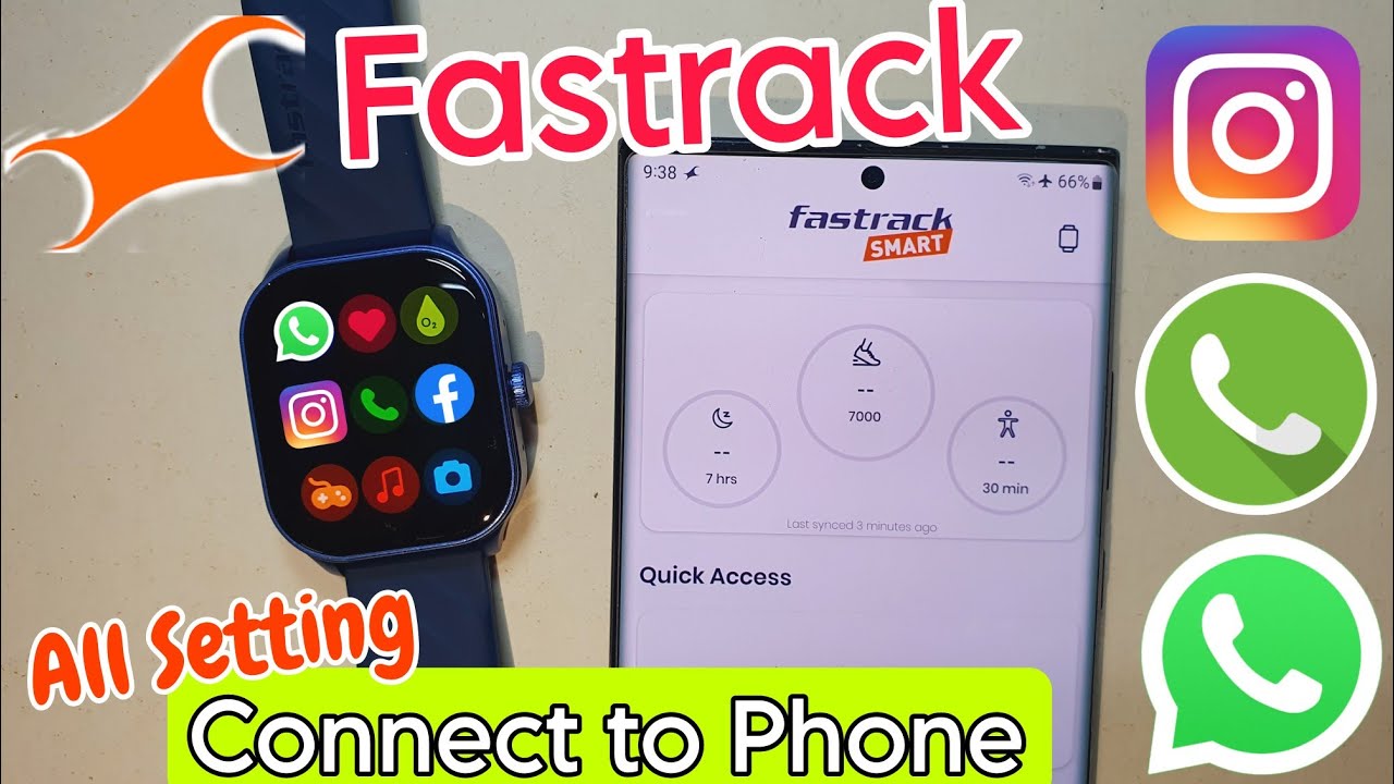 fastrack smart watch connect kaise kare apni phone | fastrack ...