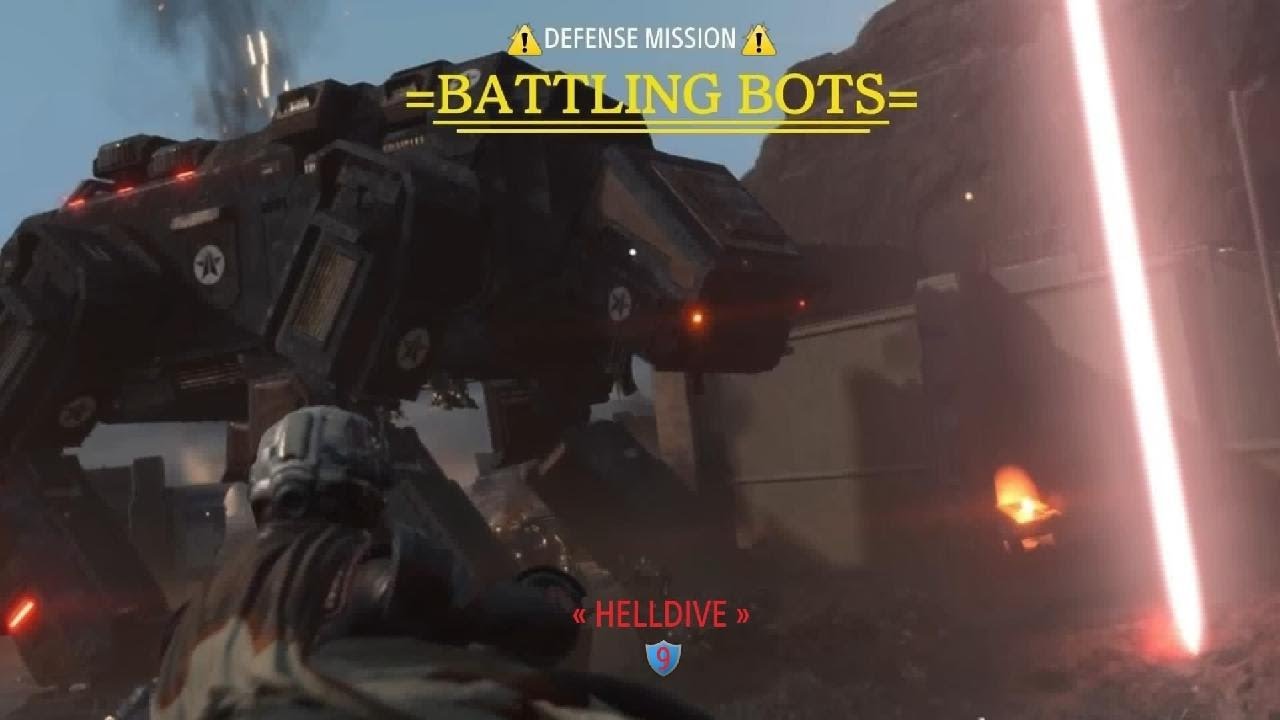 Defense Mission Battling BOTS! - YouTube