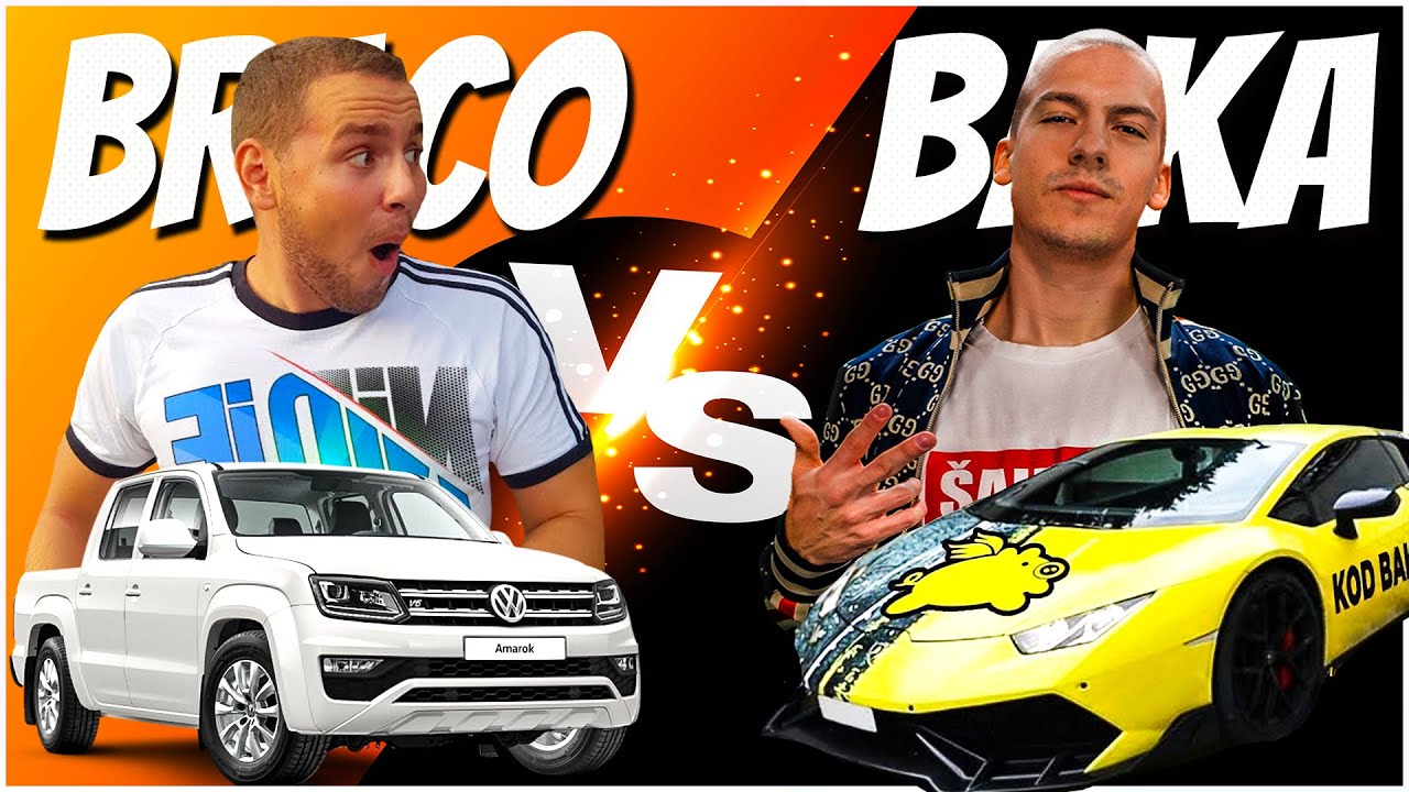 BRACO GAJIĆ vs BAKA PRASE (VW Amarok vs Lambo Dostava) - YouTube
