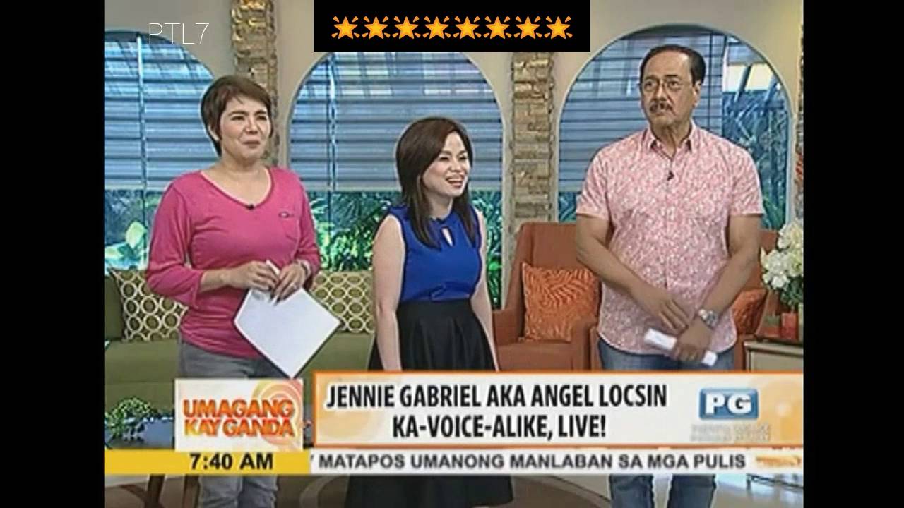 Jennie Gabriel imitates Angel Locsin's voice - YouTube
