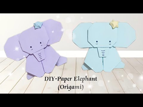 DIY paper Elephant 🐘/How to make paper Elephant?/Origami Elephant ...