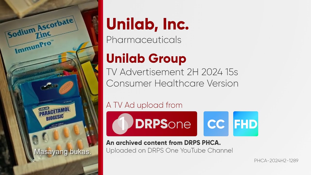 Unilab Group TV Ad 2H 2024 15s (Philippines, Consumer Healthcare ...