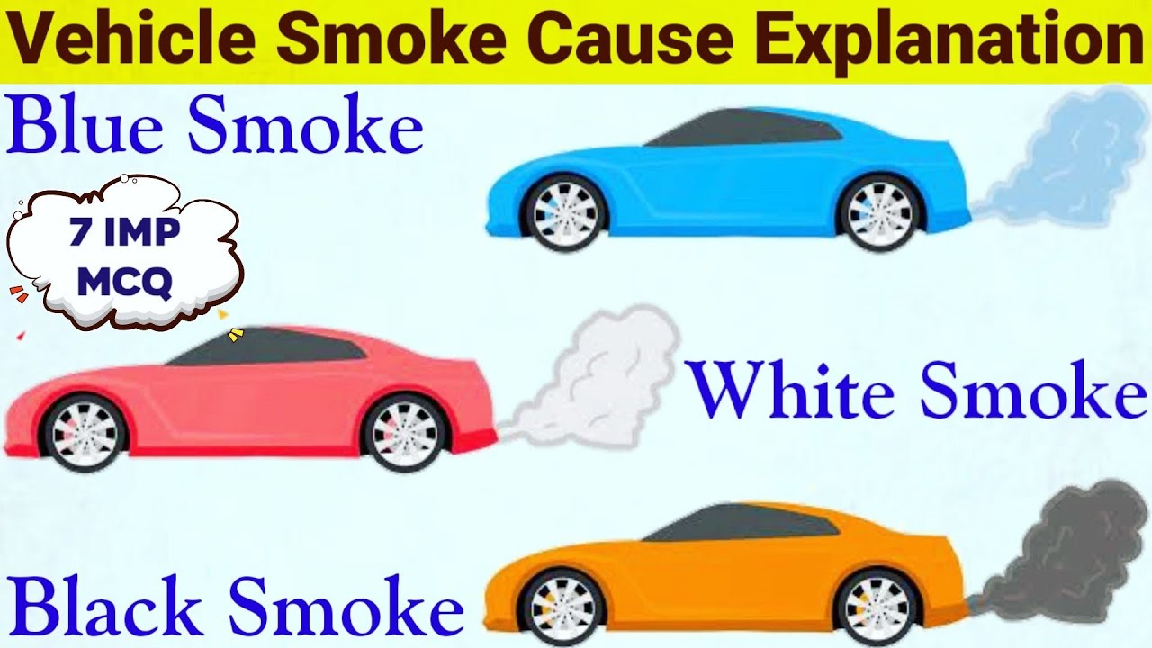 Vehicle Types Of Smoke Cause Explanation | Diesel Mechanic | Vehicle ...