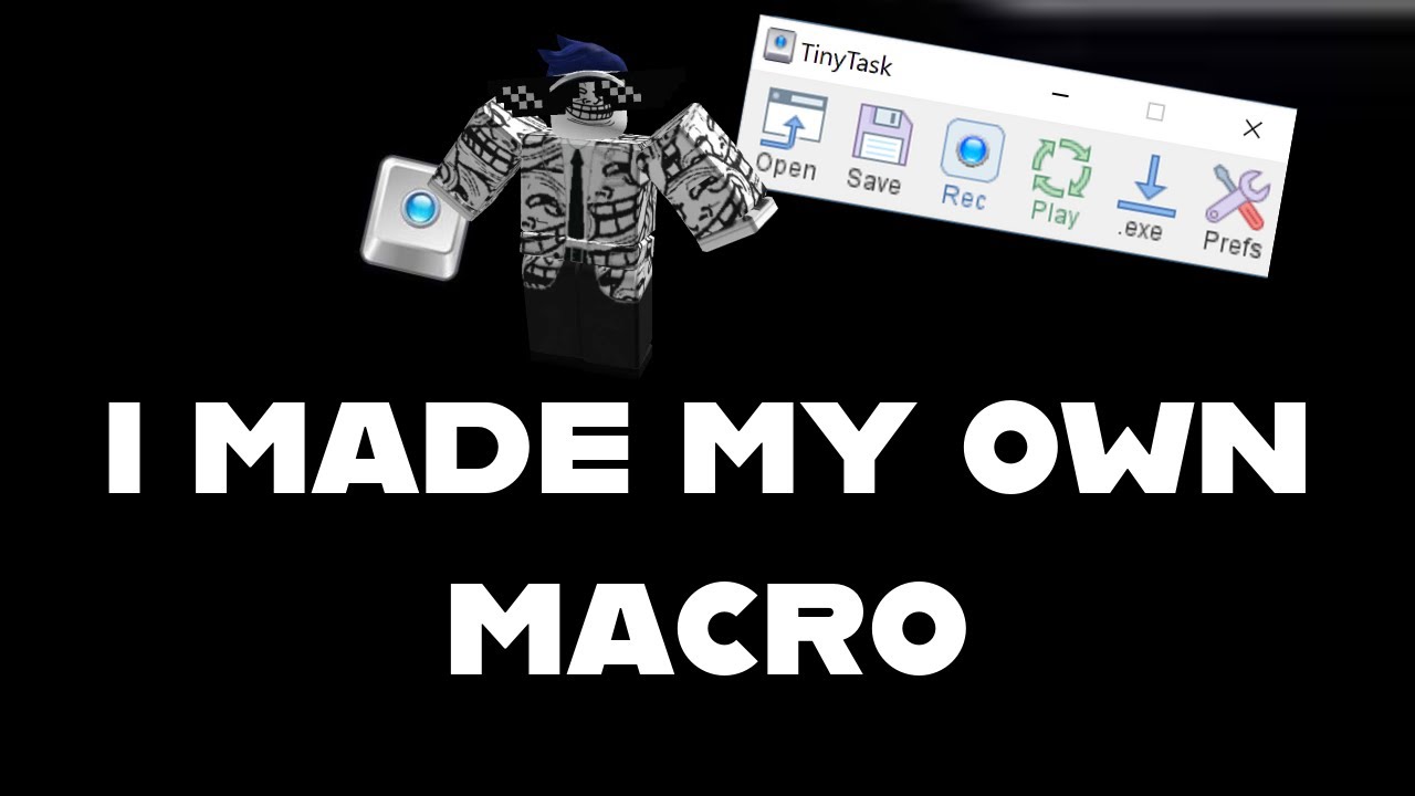 I Made My Own Macro Using TinyTask - YouTube