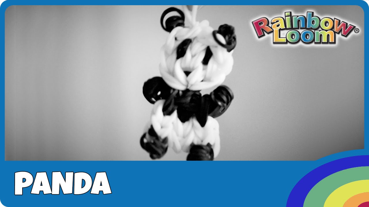 Rainbow Loom Panda - deutsche Anleitung - YouTube