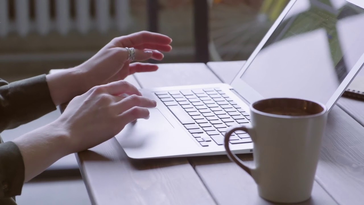 Using Laptop | Royalty Free Video - YouTube