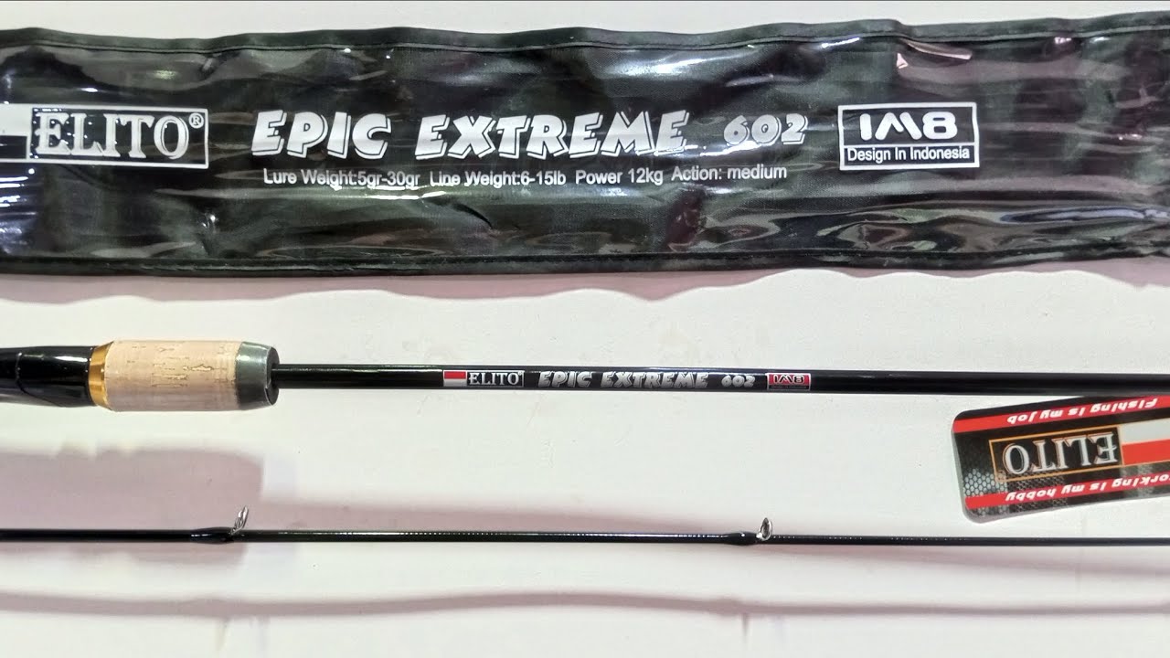 Elito Epic Extreme Joran Carbon IM8 Termurah - YouTube