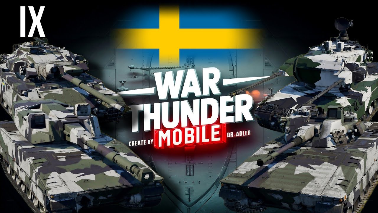 Обзор взвода Швеции на 9 ранге (CV 90105 XC-8, Strv 105, Strf 9040B ...