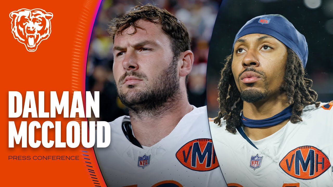 Drew Dalman, Nick McCloud discuss performance vs. Ravens | Chicago ...